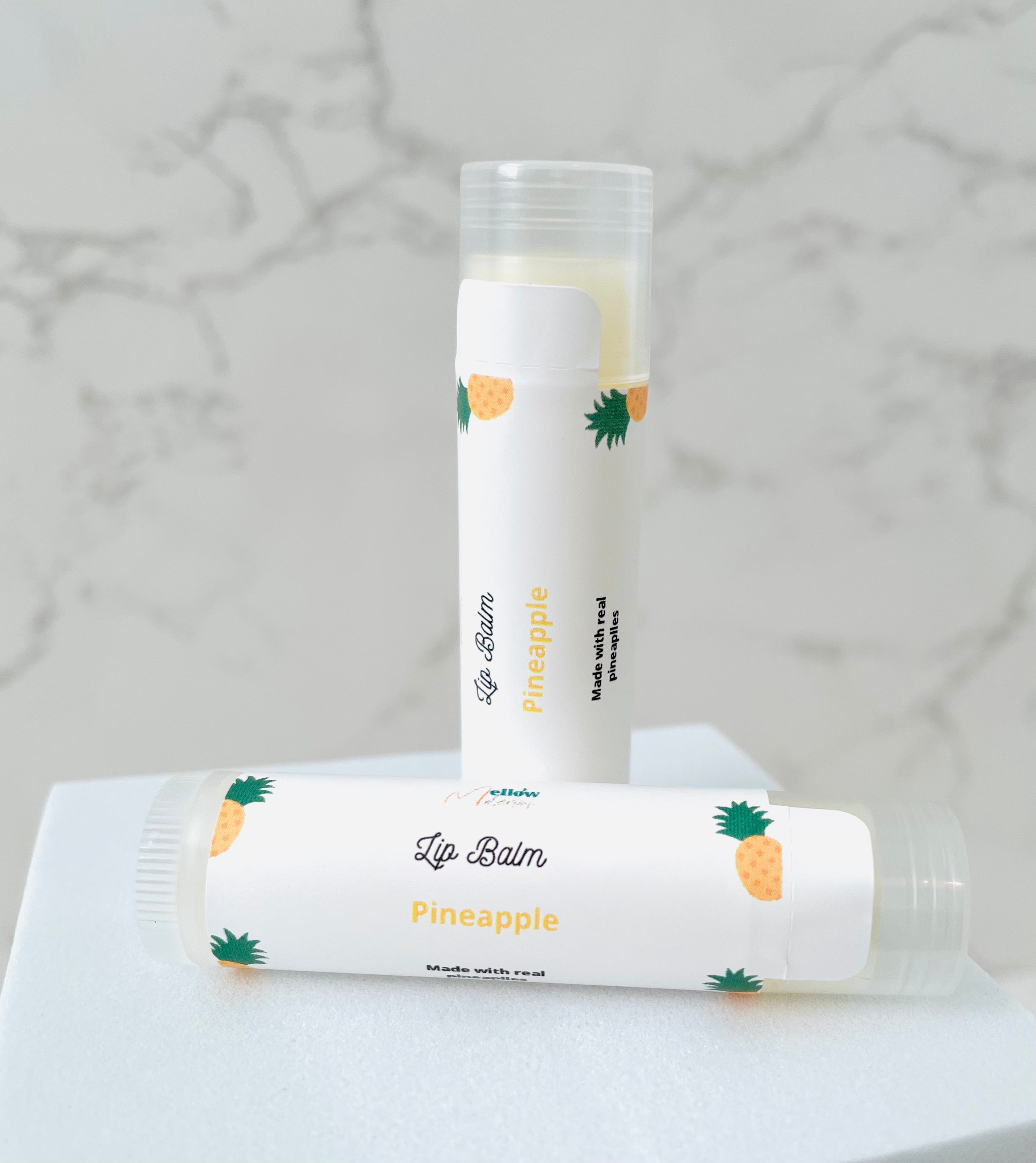 Pineapple Flavored Lip Balm – Mellow Melanin